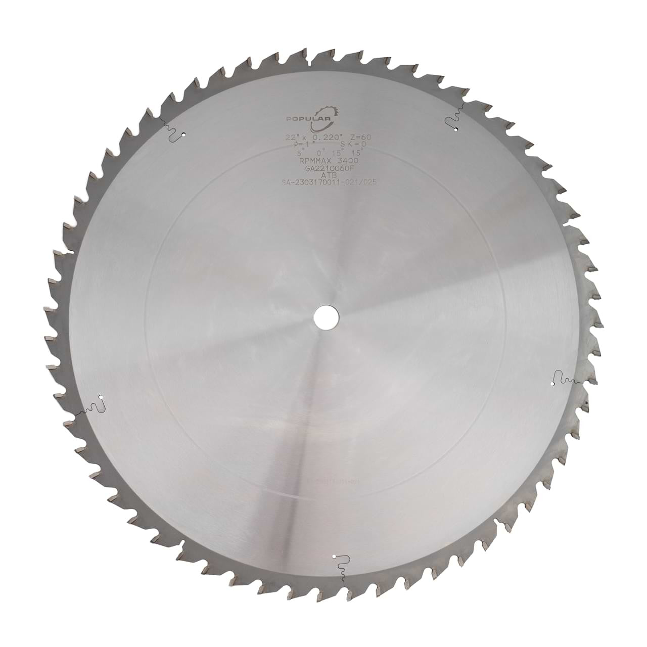 Popular Tools GA2410080F 24" 80T ATB General Purpose Saw Blade ...